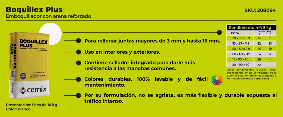 Boquilla con arena blanco 10 kg - Sodimac.com.mx