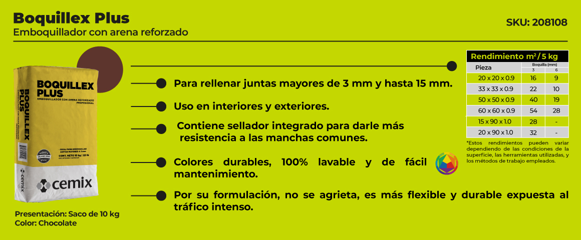 Boquilla con arena chocolate 10 kg - Sodimac.com.mx