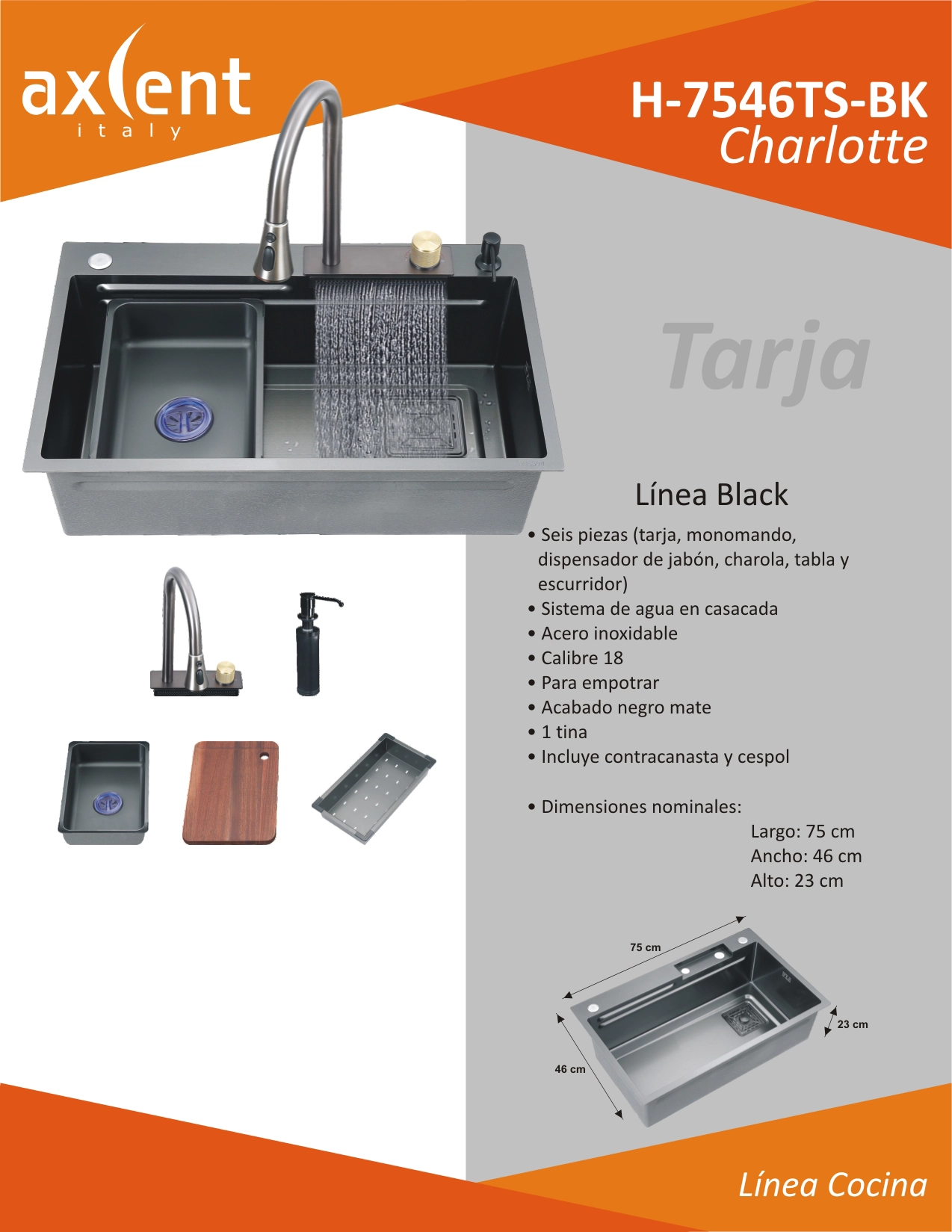 Tarja Charlotte Empotrar - Sodimac.com.mx